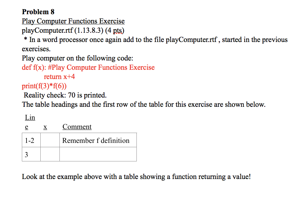 Solved roblem 7 Plav Computer Error Exercise numProduct.py. | Chegg.com