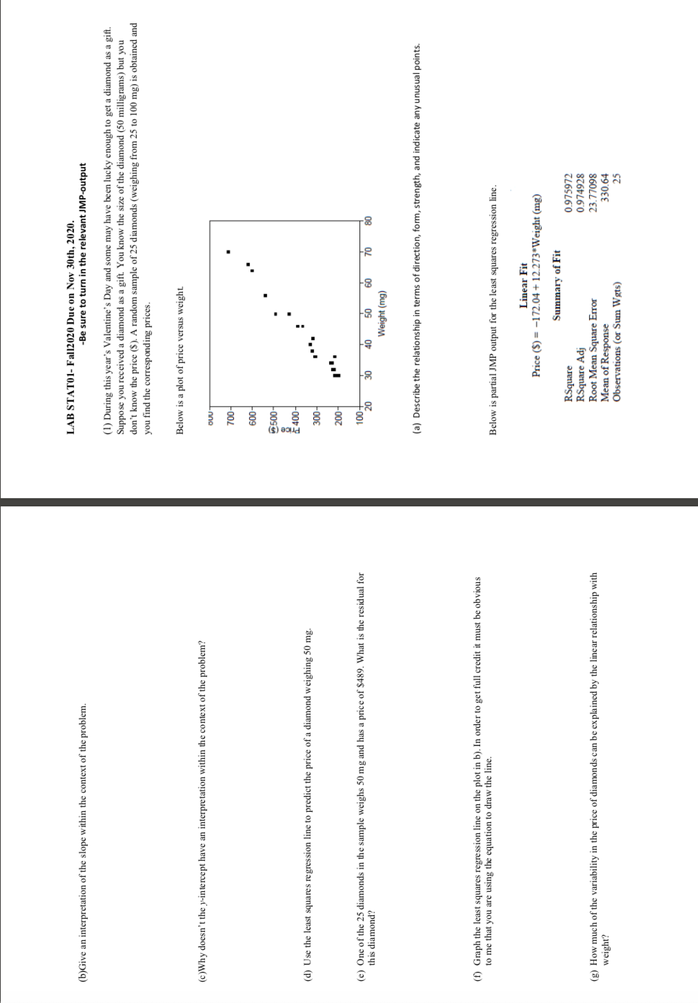 Solved (d) Give the value of R2 and an interpretation of | Chegg.com