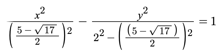 Solved Plot two Hyperbolas on the same graph and calculate | Chegg.com