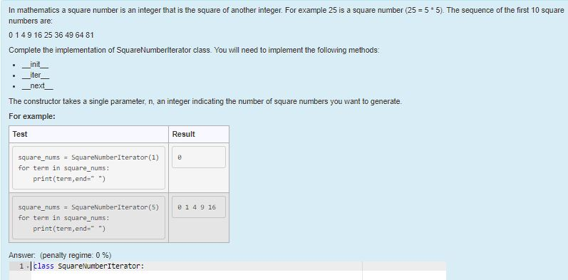 Solved In mathematics a square number is an integer that is | Chegg.com