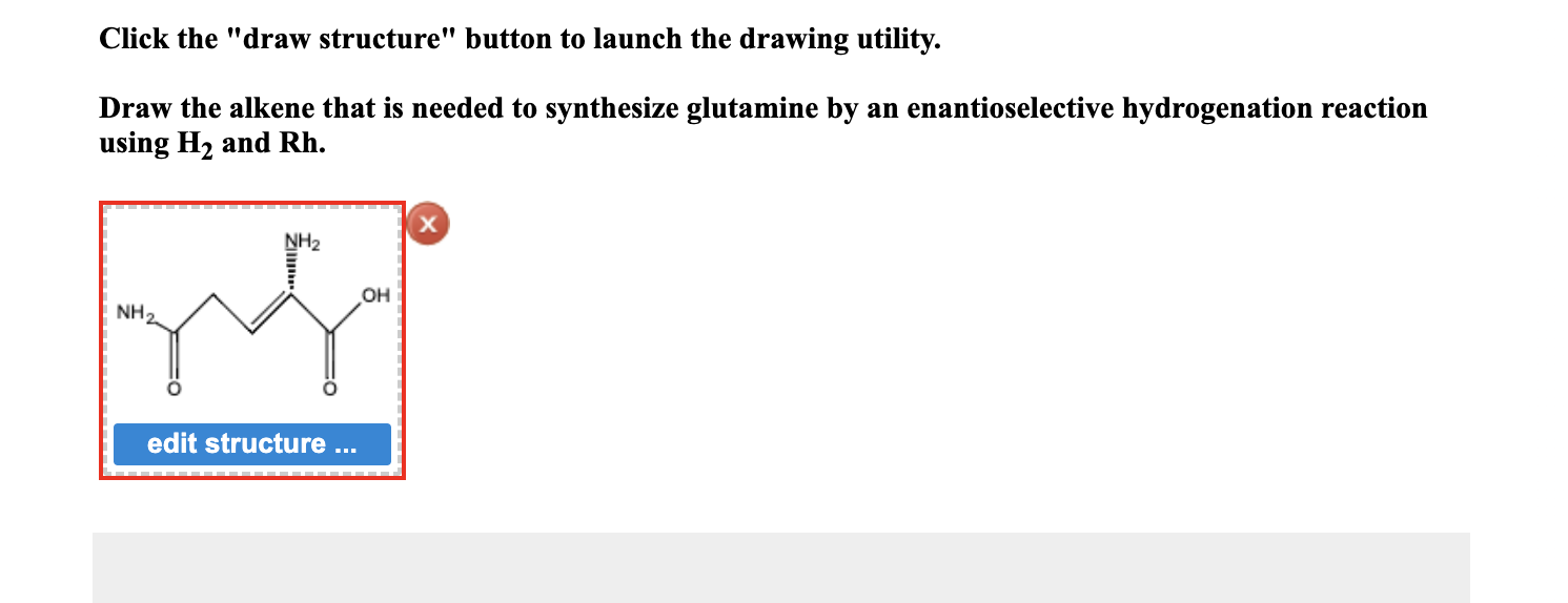 Solved Click the "draw structure" button to launch the | Chegg.com