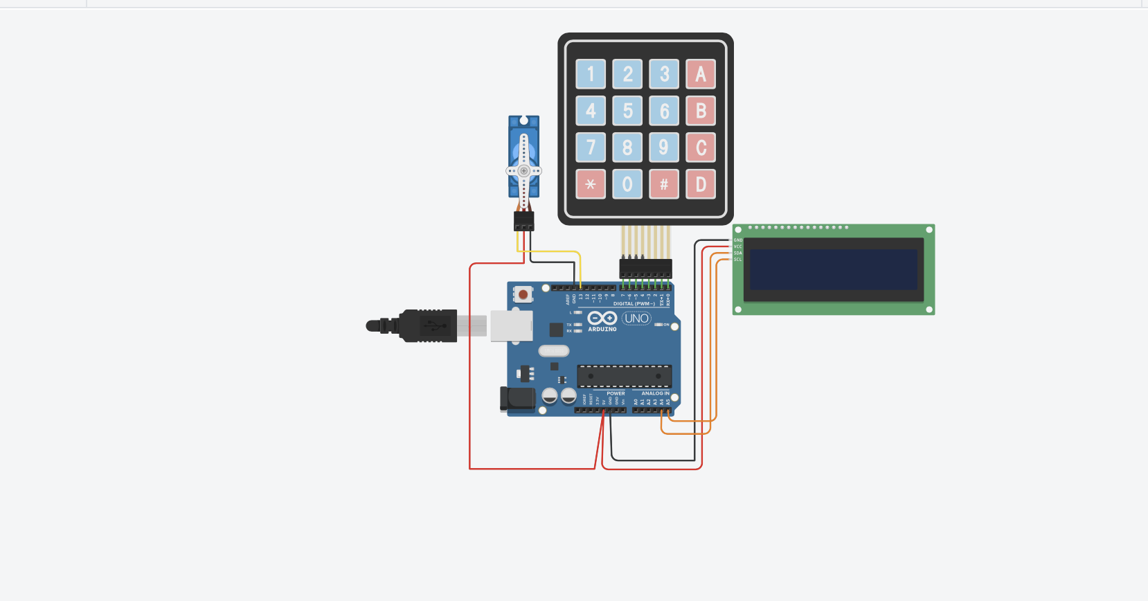 Solved 㽞Title: Password Door Lock Arduino Project using | Chegg.com