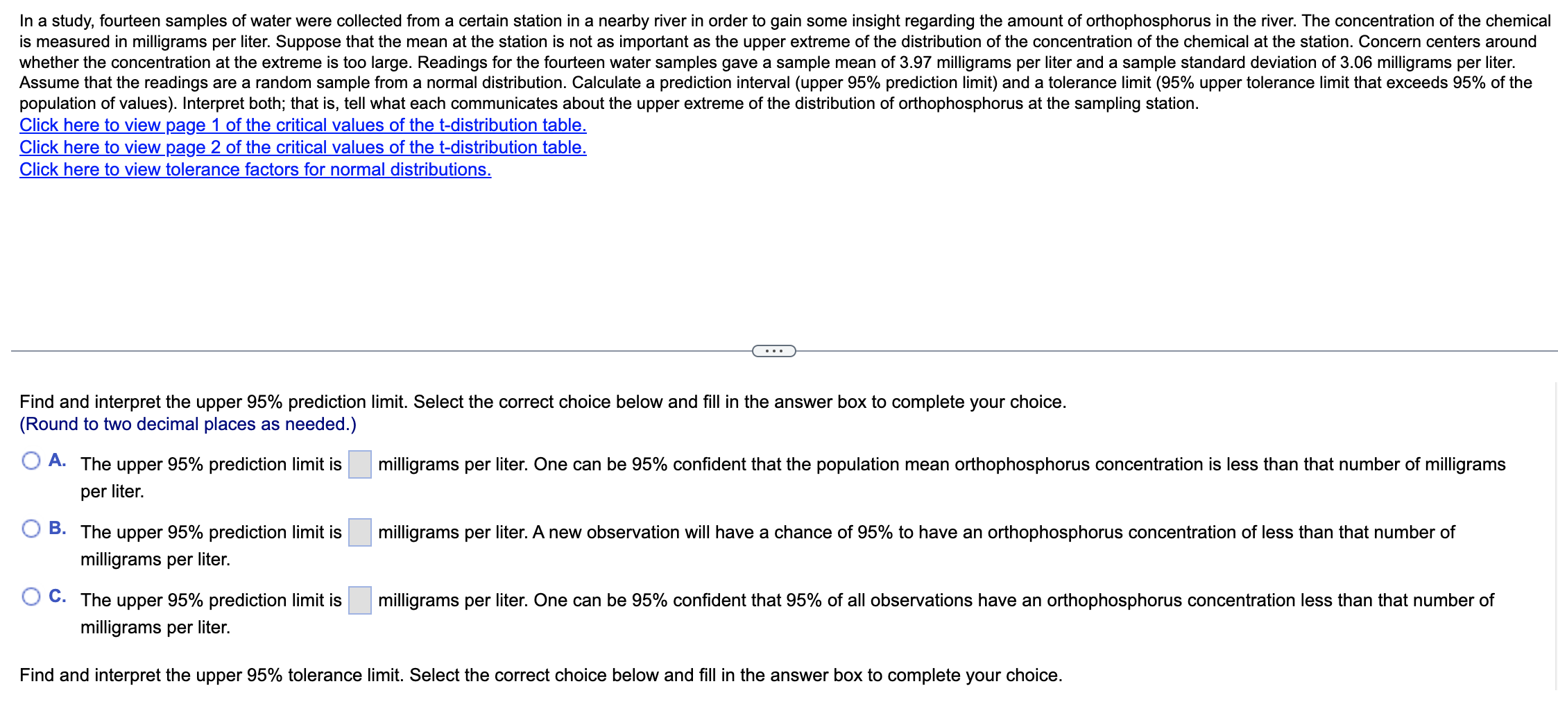 Solved population of values). Interpret both; that is, tell | Chegg.com