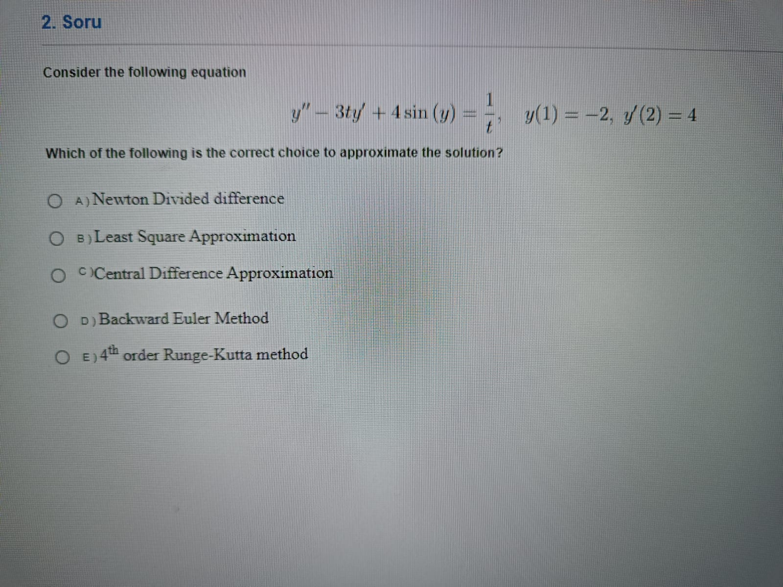 Consider the following equation | Chegg.com