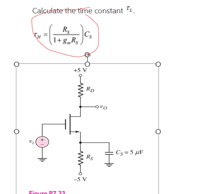 Solved how he gets time constant like that? | Chegg.com