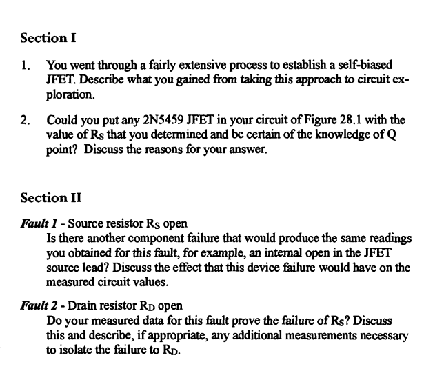 SECTION I FUNCTIONAL EXPERIMENT In the procedure | Chegg.com