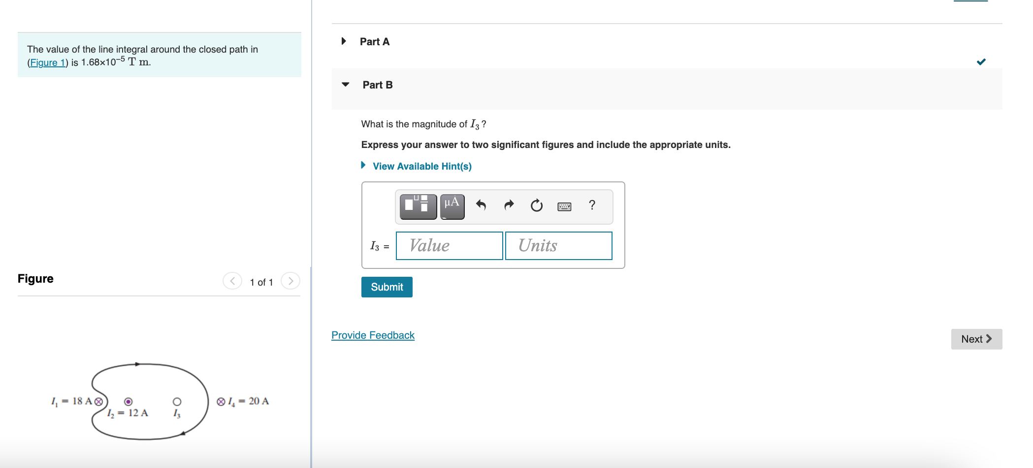Solved The value of the line integral around the closed path | Chegg.com