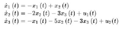 Solved Express the following set of differential equations | Chegg.com