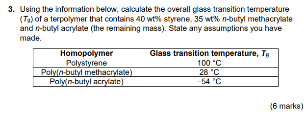 Solved Using the information below, calculate the overall | Chegg.com