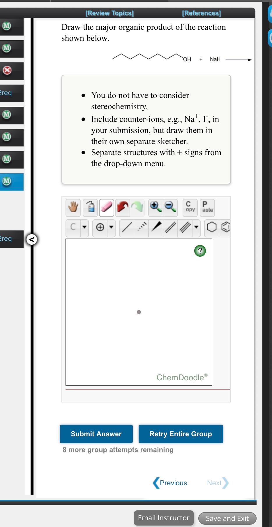 Solved [Review Topics] [References) Specify the reagent you | Chegg.com