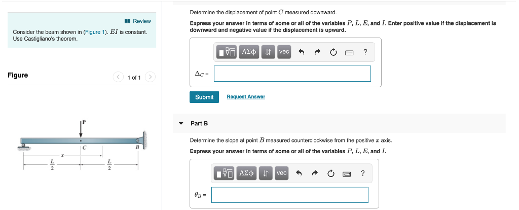 Solved Determine the displacement of point C measured | Chegg.com