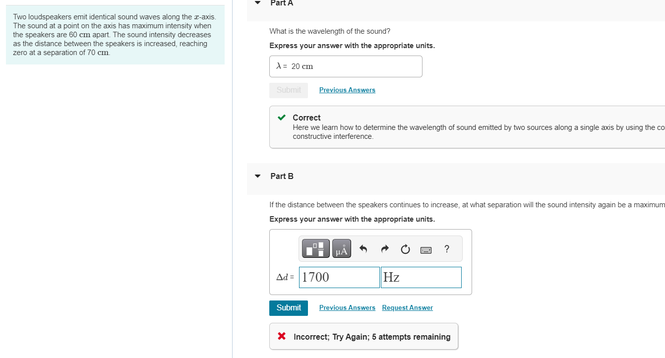Solved A 40- cm-long tube has a 40−cm-long insert that can | Chegg.com