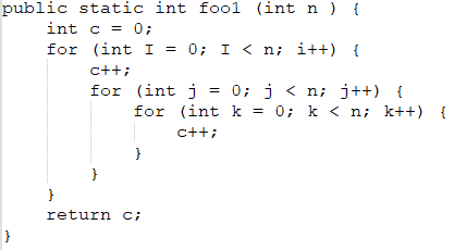Solved For the algorithm below, find the total number | Chegg.com