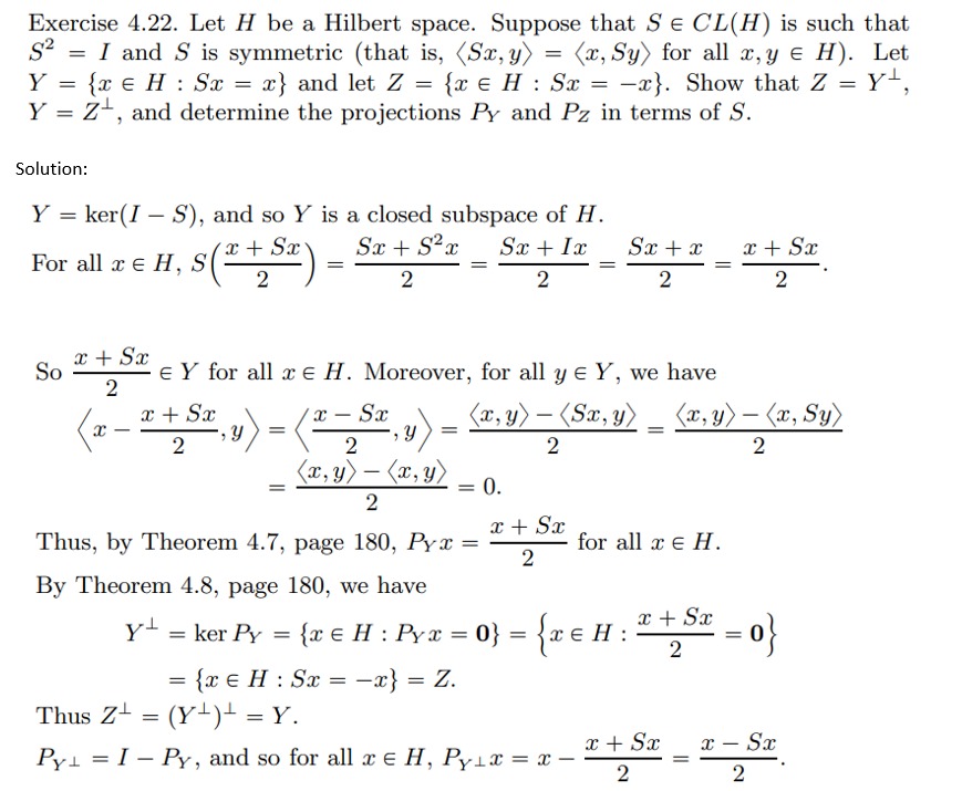 Solved Functional Analysis, SasaneCould you help me with the | Chegg.com