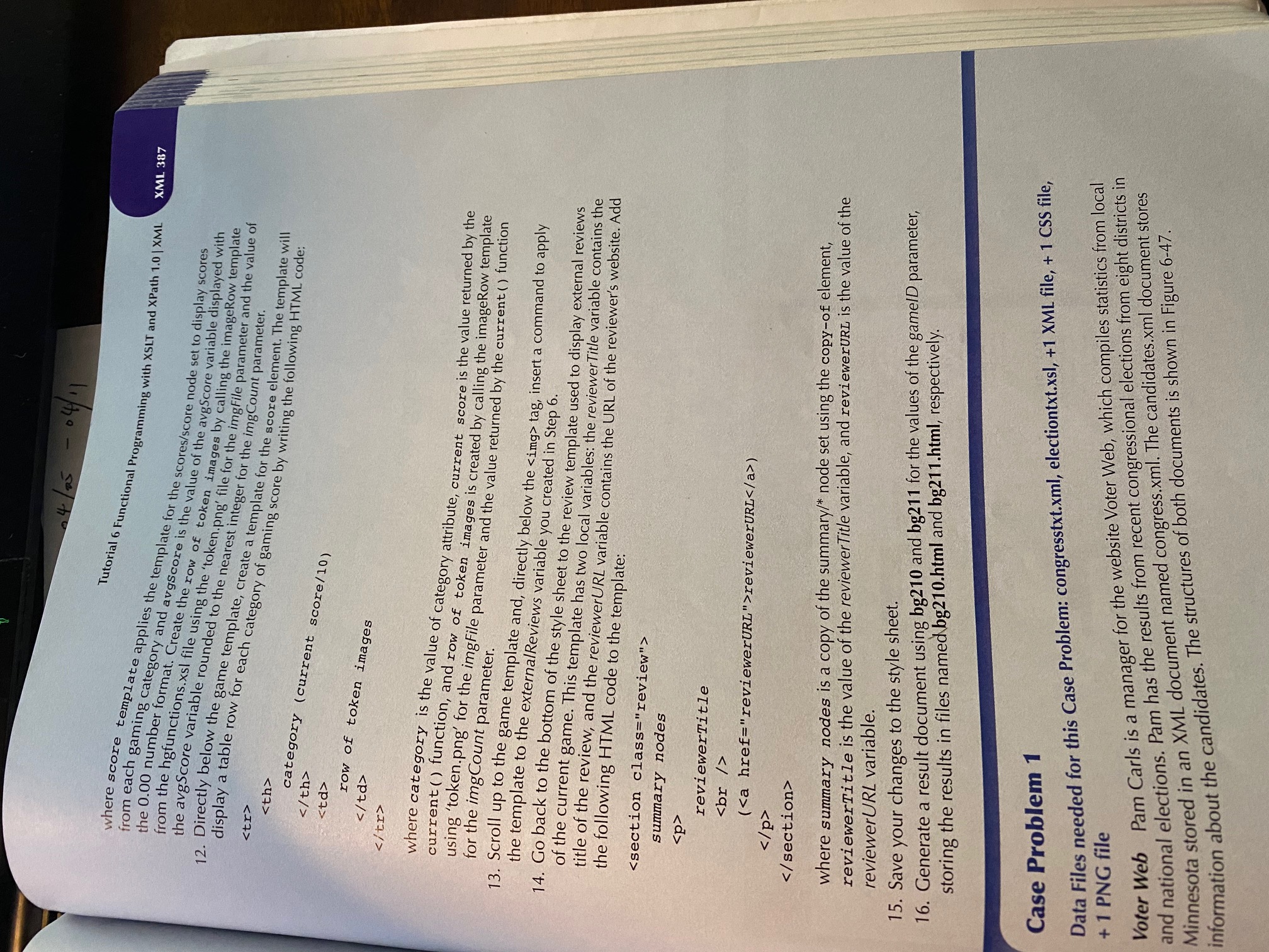 Solved 04/05 - 04/11 Tutorial 6 Functional Programming with | Chegg.com