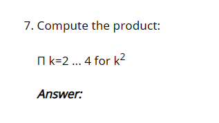 Solved 7. Compute the product: | Chegg.com
