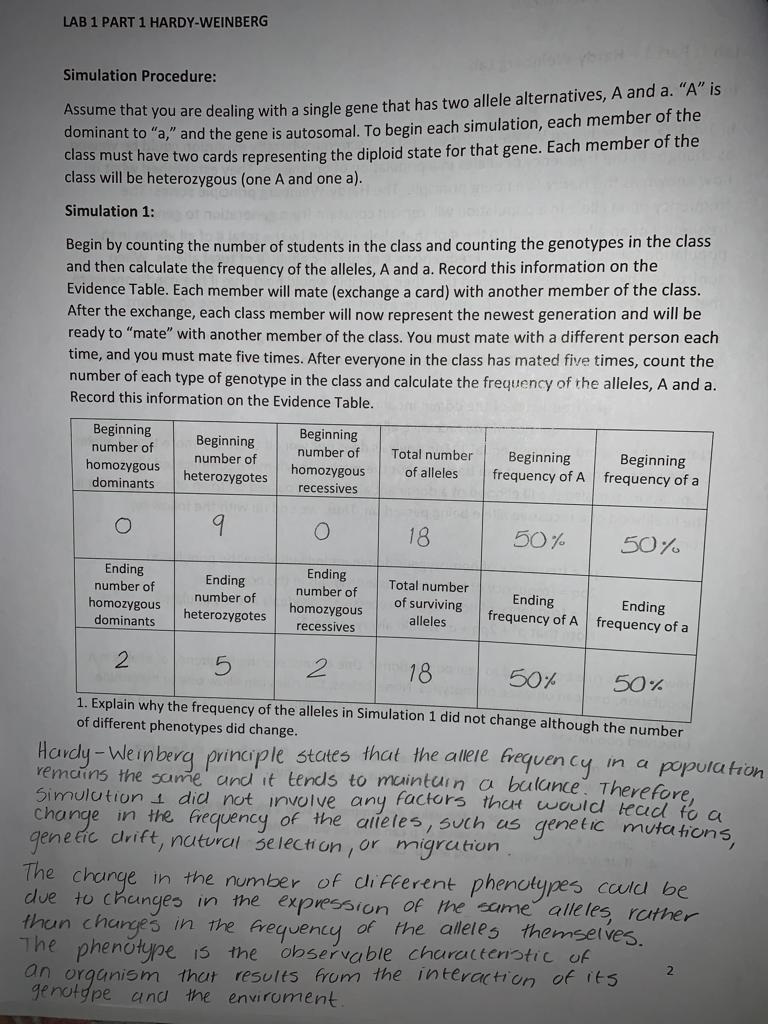 Solved Simulation Procedure: Assume that you are dealing | Chegg.com