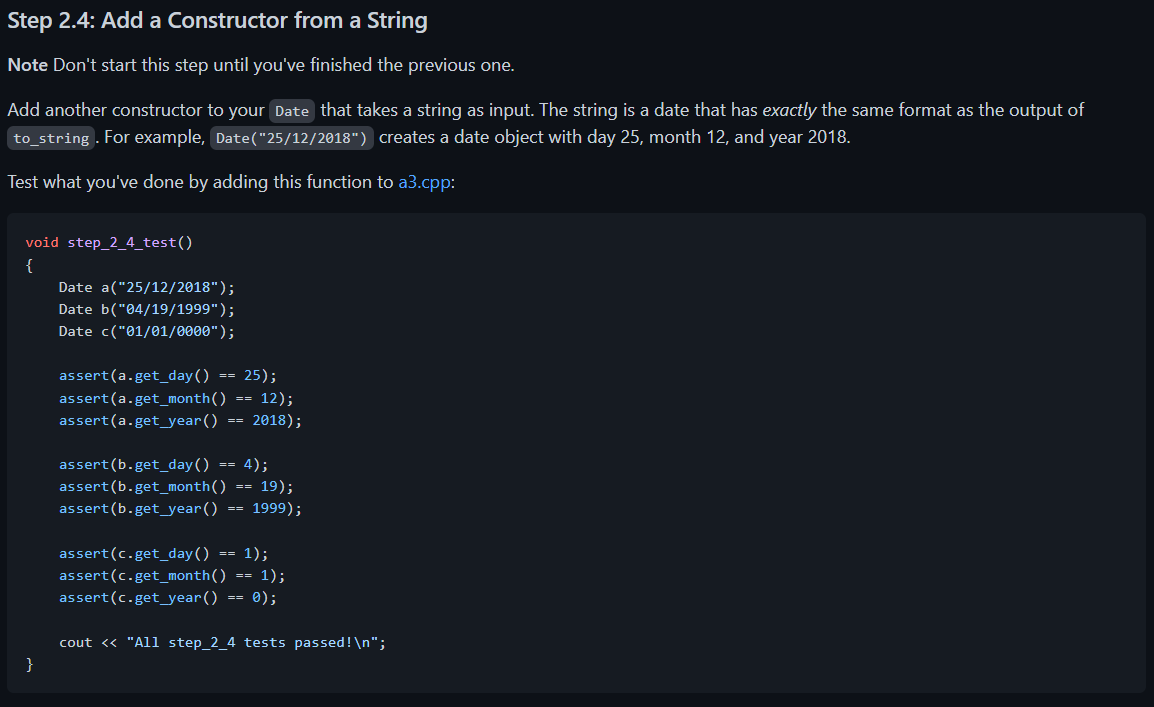 Solved Part 1: The Base Program Step 1.1 In a3.cpp, write a | Chegg.com
