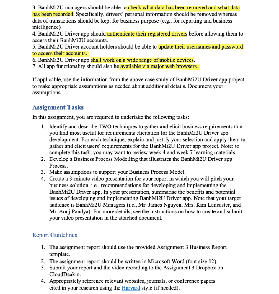 Solved Introduction As part of Assignment 3 you are required | Chegg.com