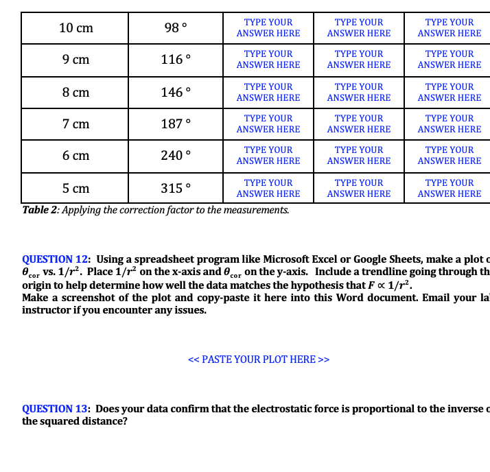Solved Part 2 Finite Size Correction The Reason For The