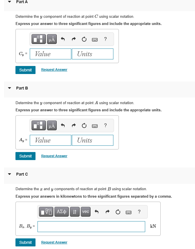 Solved The compound beam is pin supported at B and supported | Chegg.com
