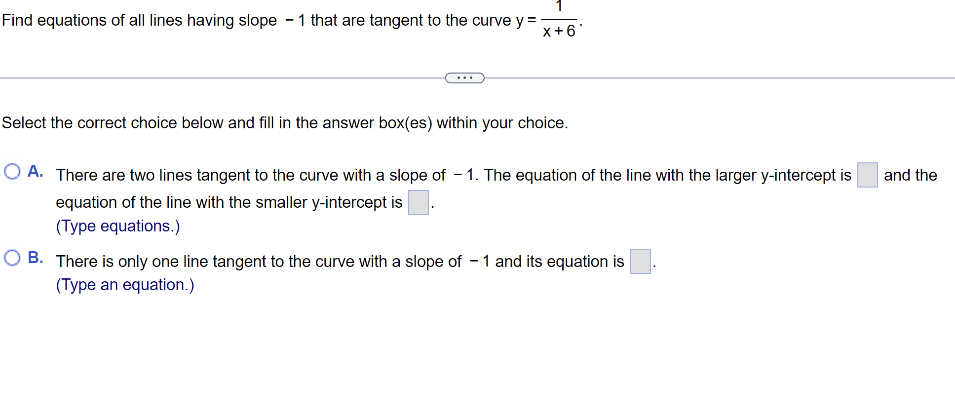 Solved Find equations of all lines having slope −1 that are | Chegg.com