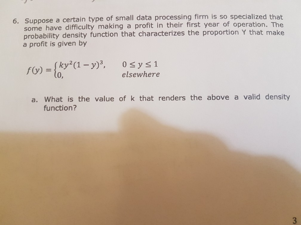 Solved 6. Suppose a certain type of small data processing | Chegg.com