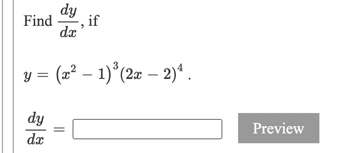 Solved Find the derivative of the function f(x) = (4x2 + x – | Chegg.com