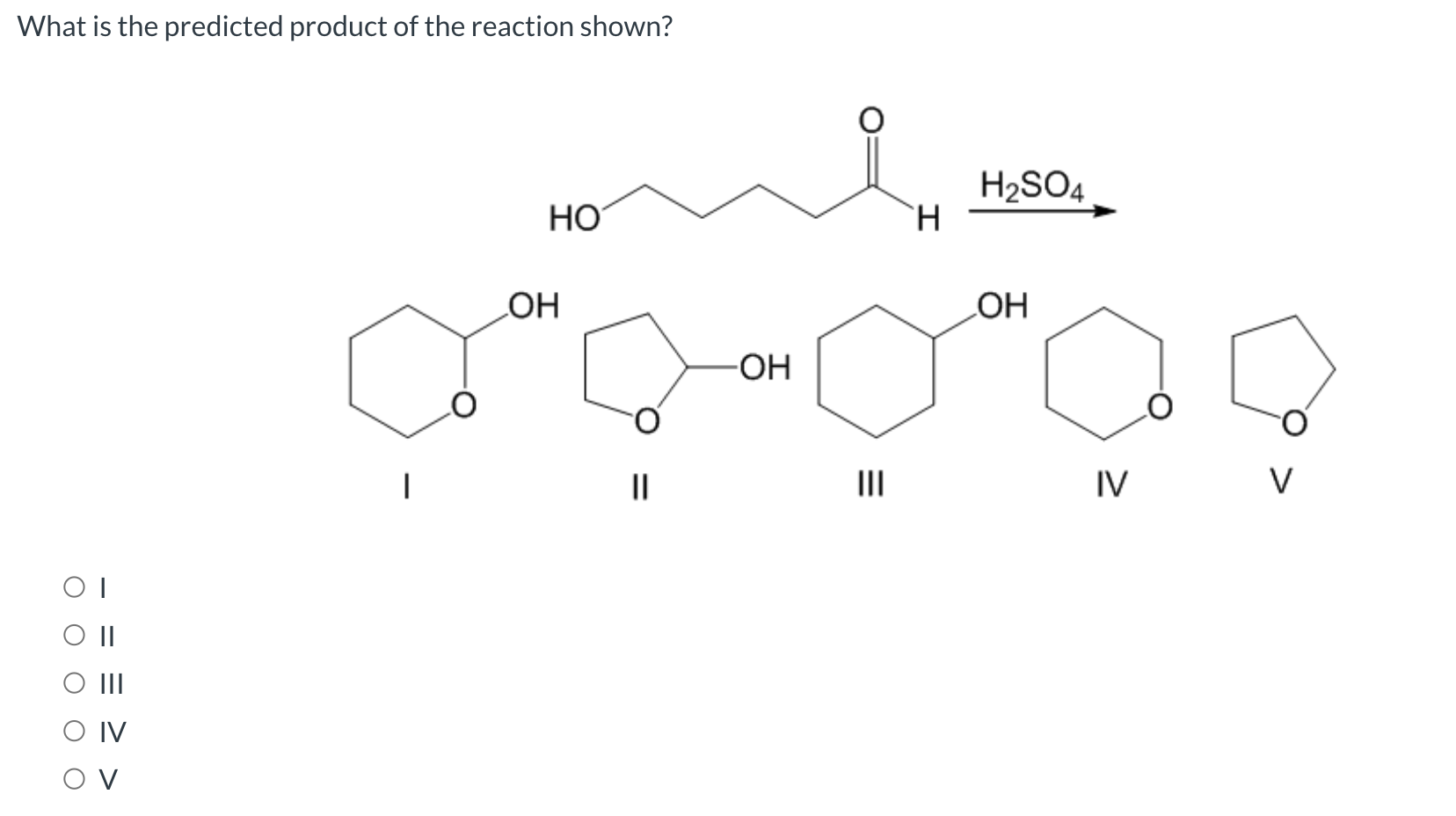 Solved What is the predicted product of the reaction shown? | Chegg.com