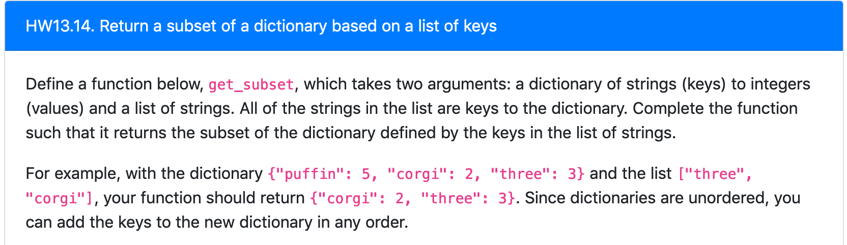  Solved Hw1315 Find Return Largest Value S Key Dictionary