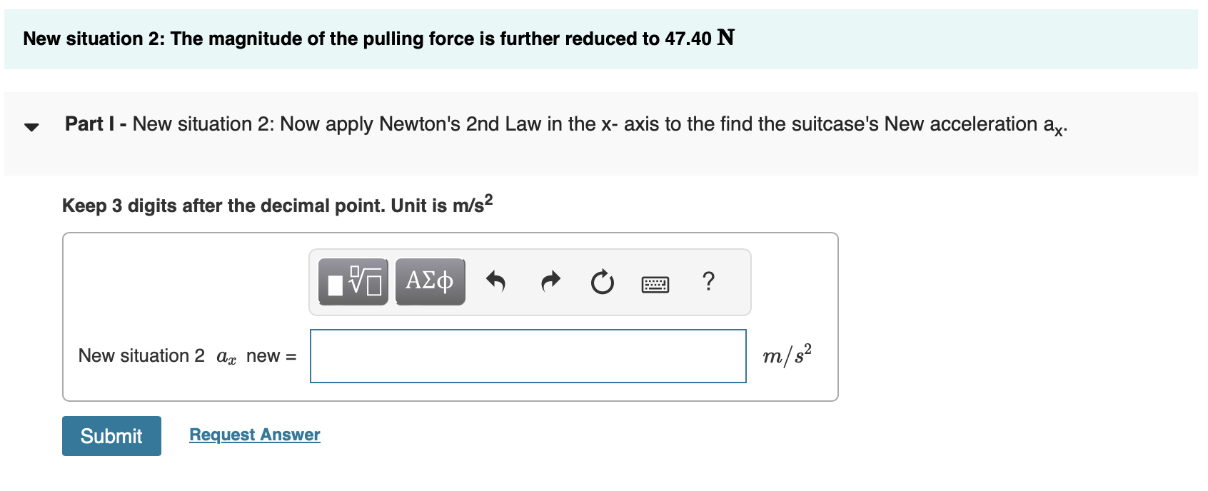 Solved Learning Goal: Application of Newton's Laws including | Chegg.com