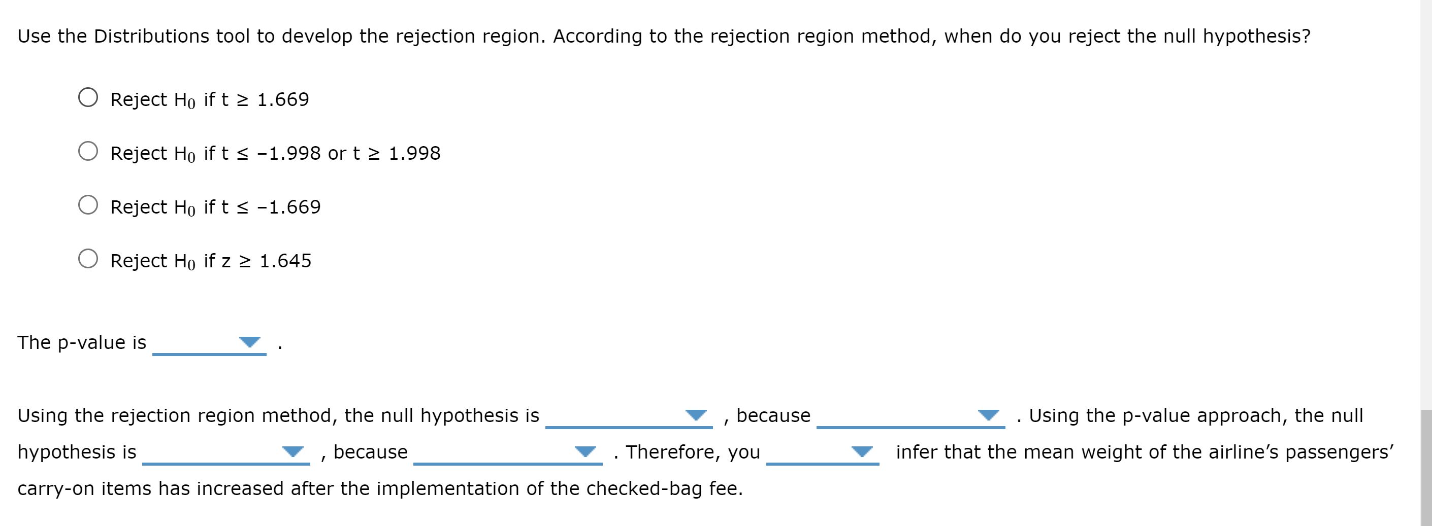 Solved Airlines compute the weight of outbound flights using | Chegg.com