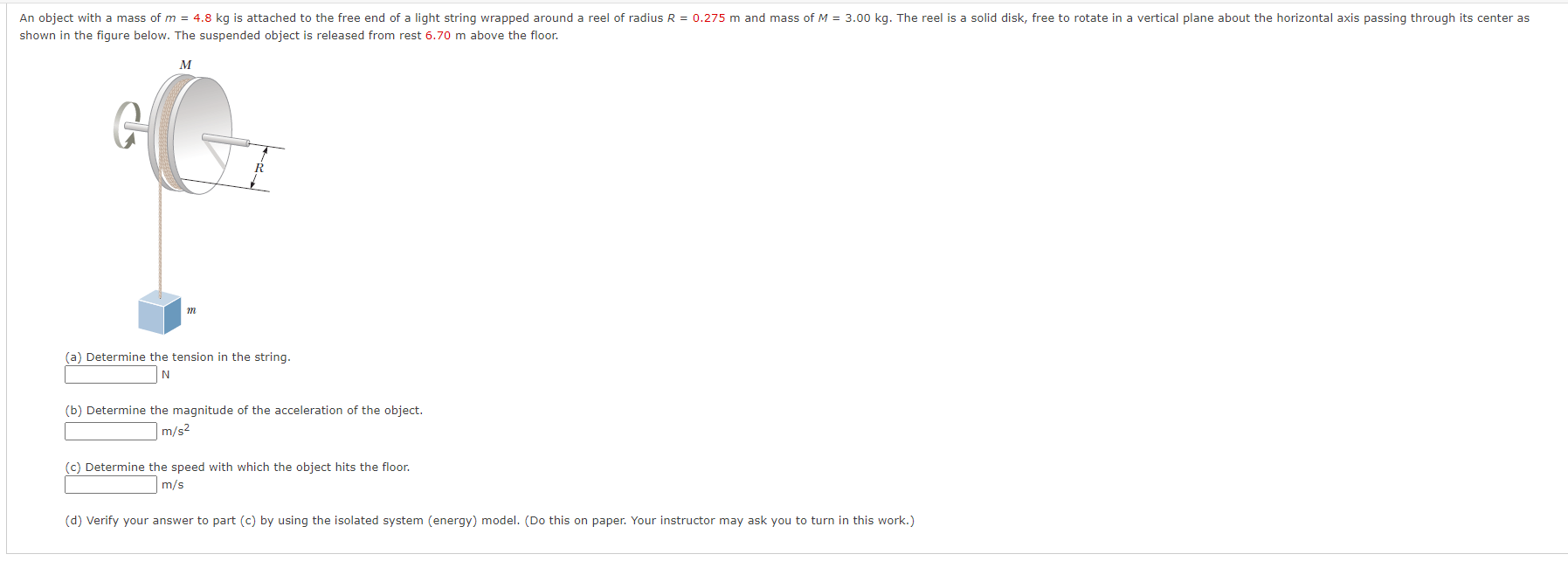 Solved shown in the figure below. The suspended object is | Chegg.com