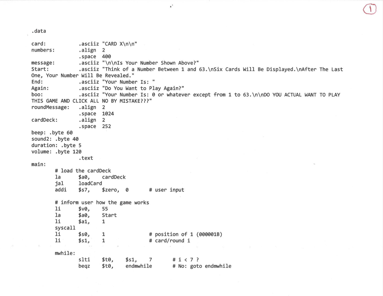 MIPS Assembly code explanation and relation for all | Chegg.com