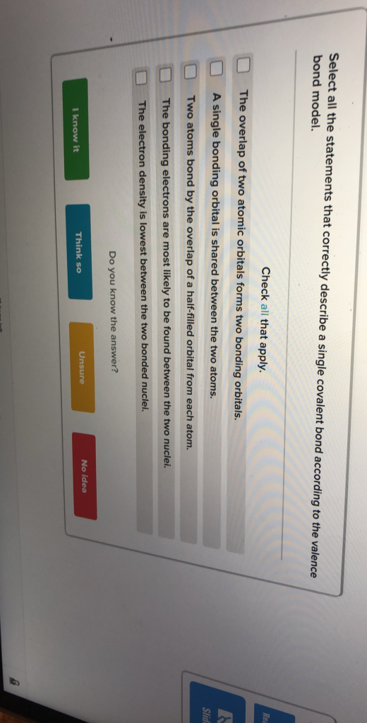 Solved Select all the statements that correctly describe a | Chegg.com