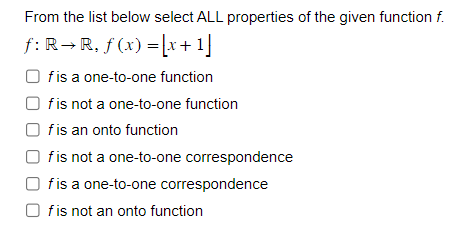 Solved From the list below select ALL properties of the | Chegg.com