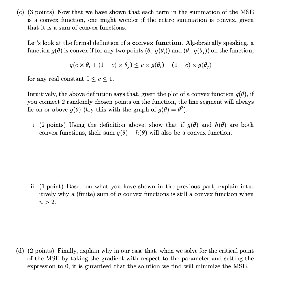 3. (10 points) Recall from calculus that given some | Chegg.com