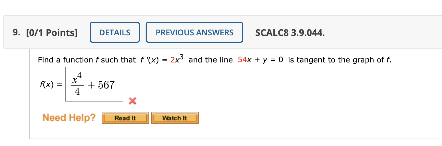 Solved 9. [0/1 Points] DETAILS PREVIOUS ANSWERS SCALC8 | Chegg.com