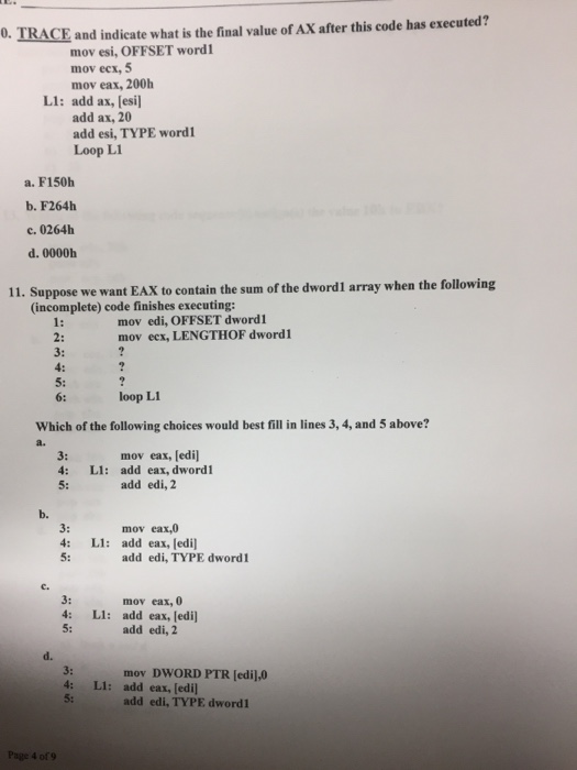 Solved Use the following data definitions for Question #9: | Chegg.com