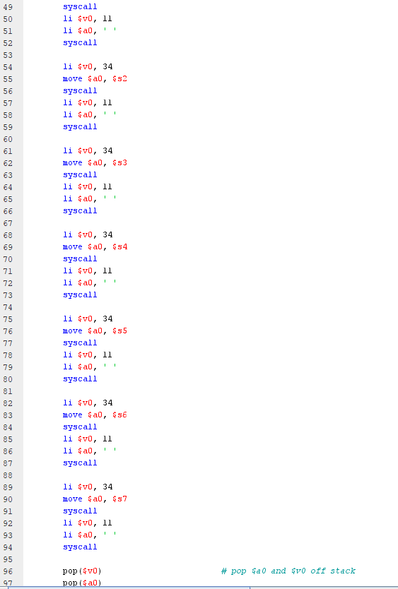 IN MIPS The objective of this program is to implement | Chegg.com
