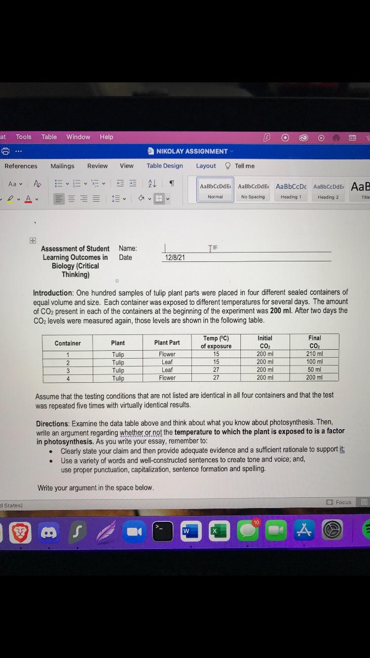 Solved at Tools Table Window Help NIKOLAY ASSIGNMENT | Chegg.com
