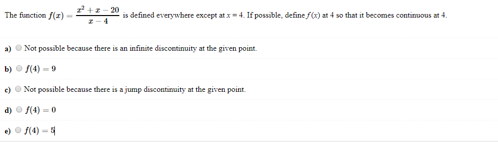 Solved 2+-20 t-4 The function f( is defined everywhere | Chegg.com