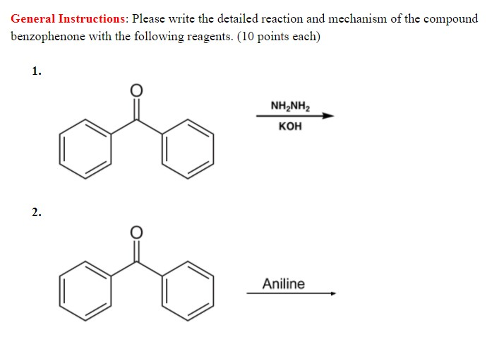 Solved General Instructions: Please write the detailed | Chegg.com