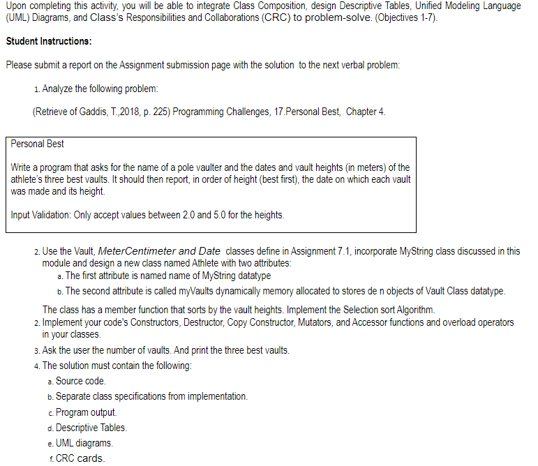 Solved Please answer in C++: Upon completing this activity, | Chegg.com