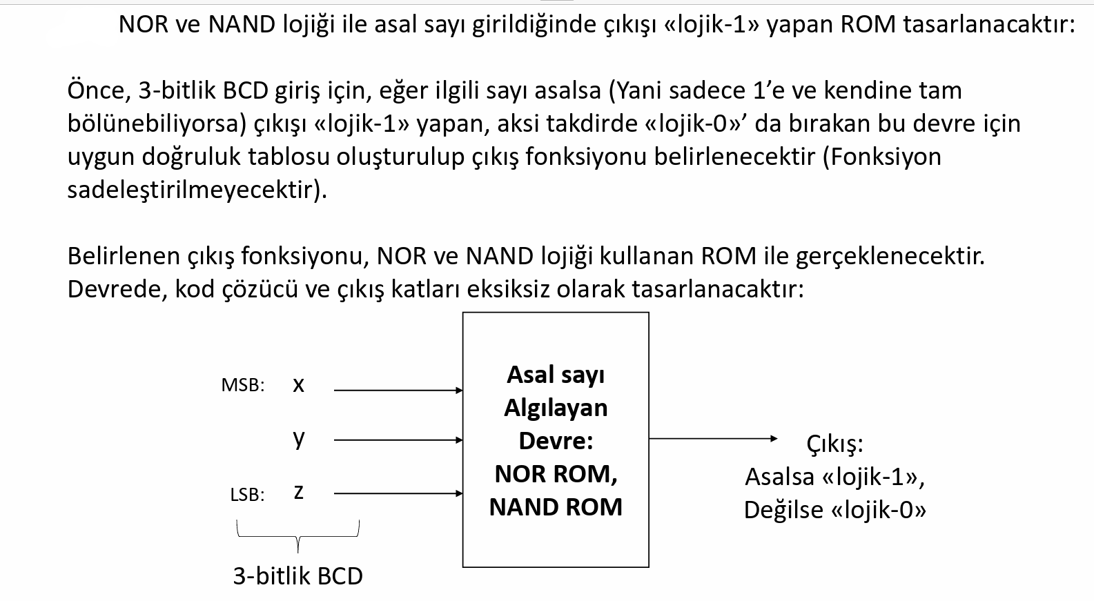 A ROM will be designed using NOR and NAND logic to | Chegg.com