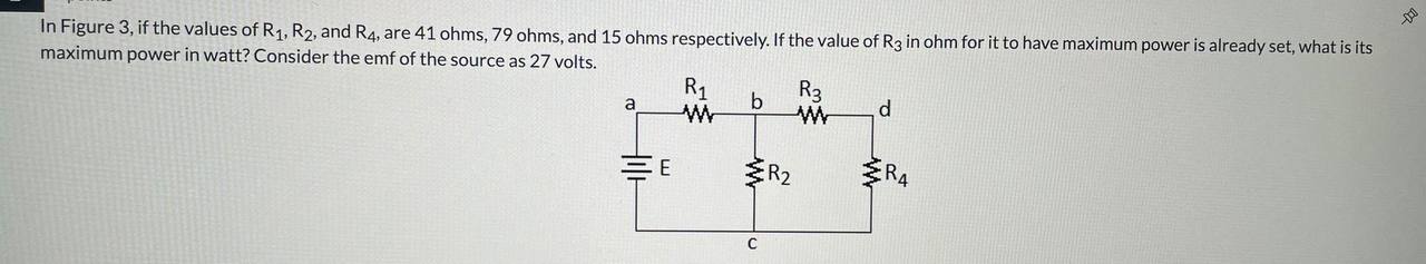 Solved Figure 3In Figure 3 , if the values of R1,R2, and R4, | Chegg.com