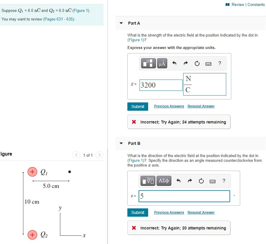 Solved A Review Constants Suppose Q1 = 6.0 nC and Q2 = 6.0 | Chegg.com Solved A Review Constants Suppose Q1 = 6.0 nC and Q2 = 6.0 | Chegg.com