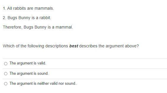 Solved 1. All rabbits are mammals. 2. Bugs Bunny is a | Chegg.com