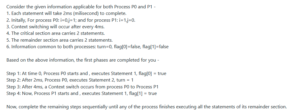 Solved Peterson's algorithm is suitable for synchronizing | Chegg.com