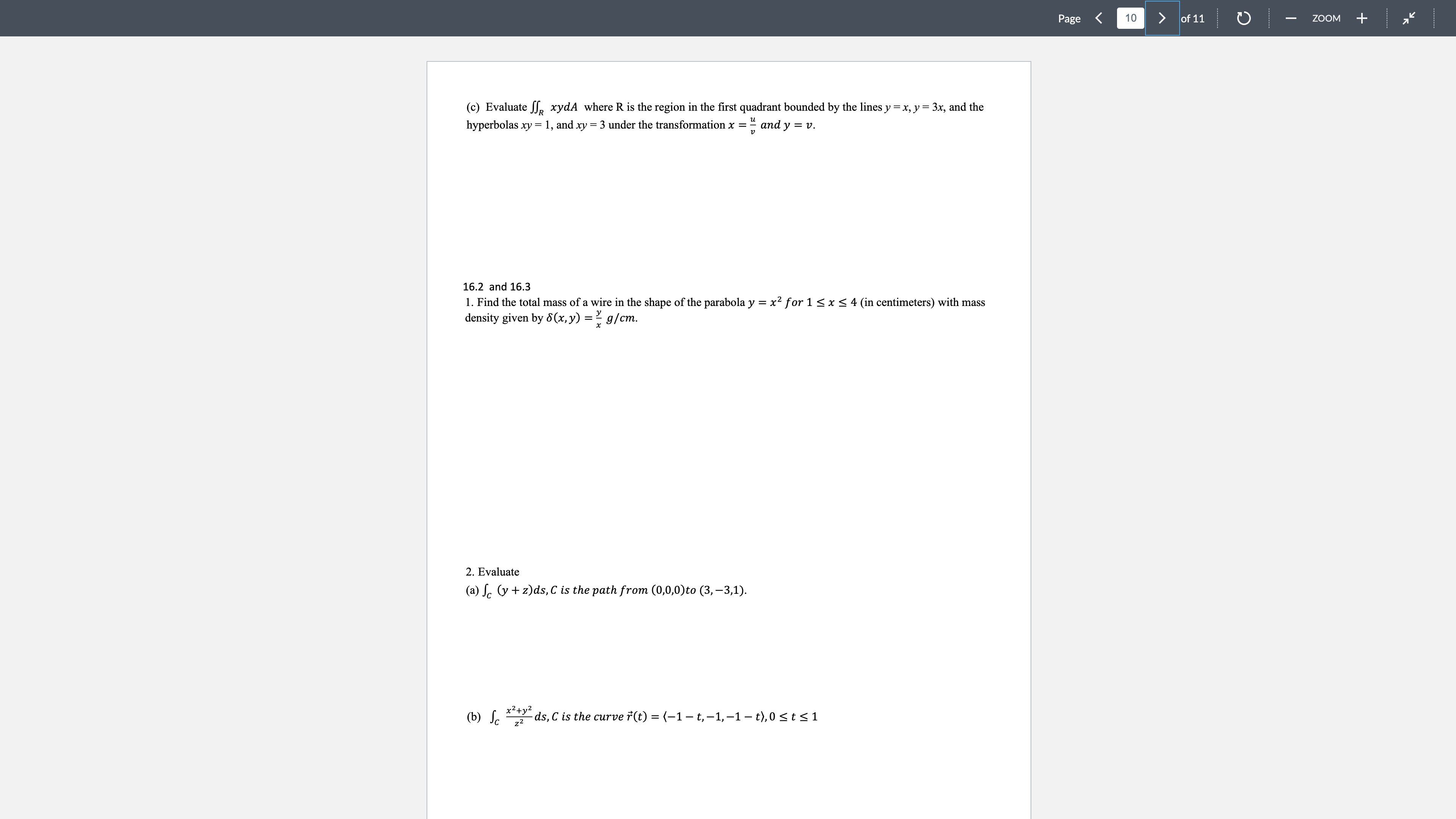 Solved Math 280 Practice Problems for Exam 3 15.2 - Double | Chegg.com